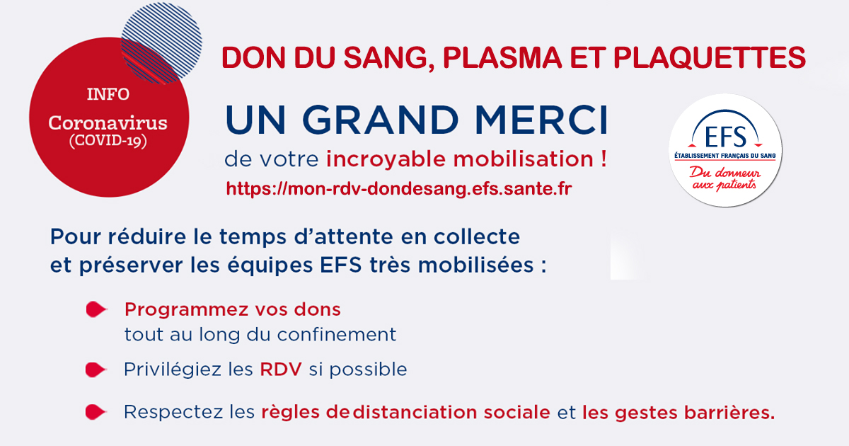 Capinghem - Don du sang, plasma et plaquettes