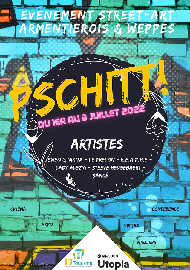 Capinghem - PSCHITT ! Festival de Street Art, du 1er au 03 juillet